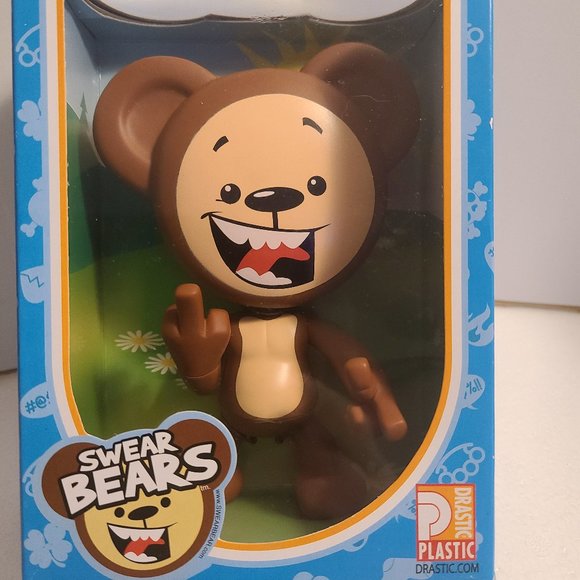 Toys | Swear Bears Original Brown Bear Drastic Plastic Designer Vinyl ...